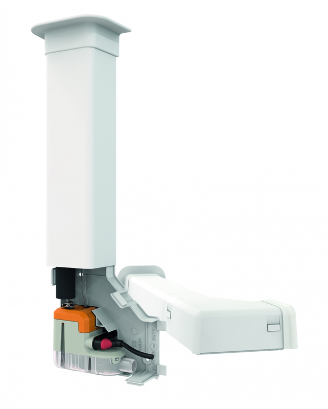 Sauermann White Mini Condensate Pump in 80mm x 60mm Trunking