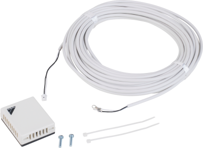 Remote room mounted temperature sensor