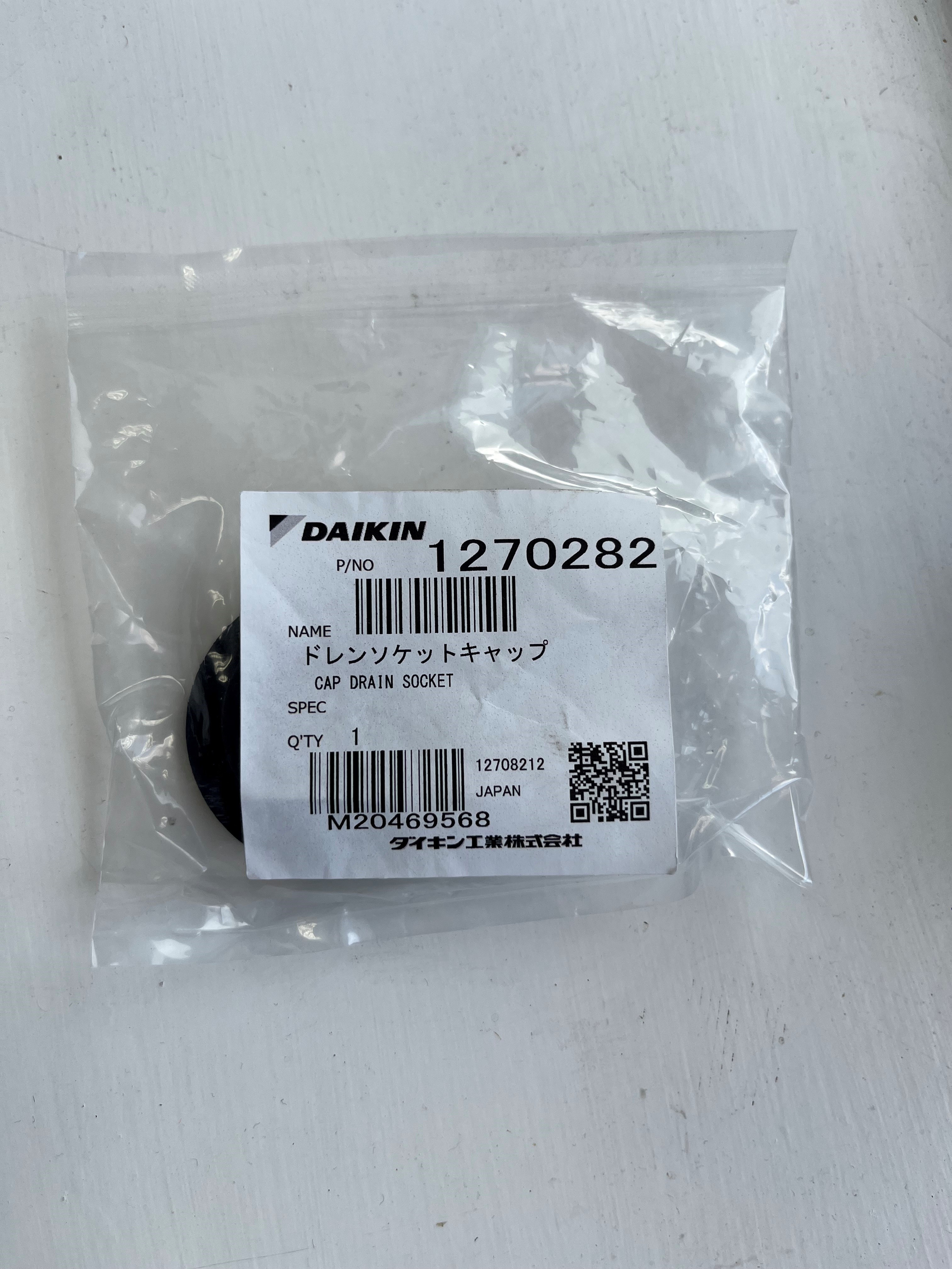 DAIKIN 1270282 CAP DRAIN SOCKET