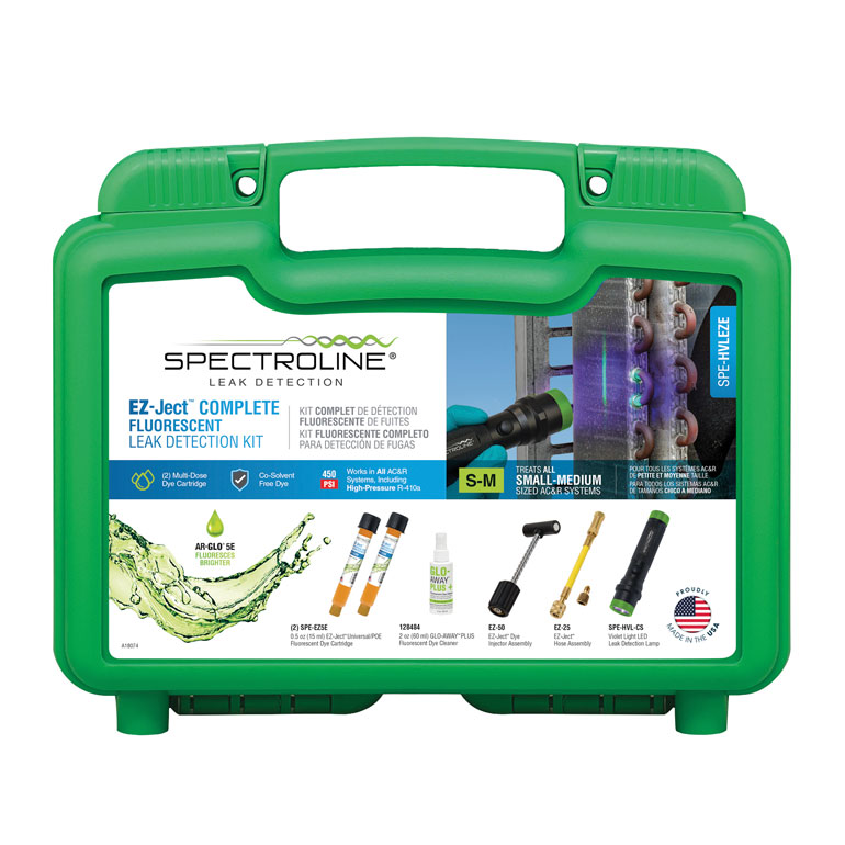 SPE-HVLEZE EZ-Ject™ Complete Fluorescent leak detection kit with ...