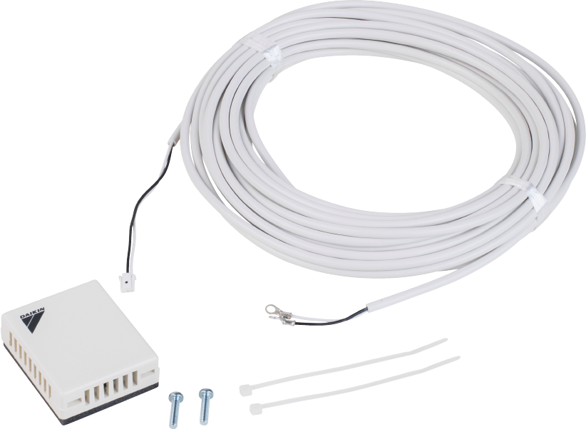 Remote room mounted temperature sensor