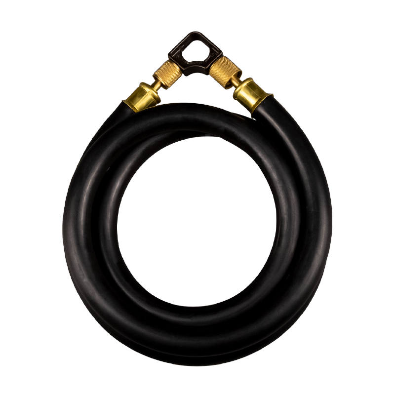 MegaFlow 1/2" Evacuation Hose Black 6ft 3/8" FFL to 1/4" FFL