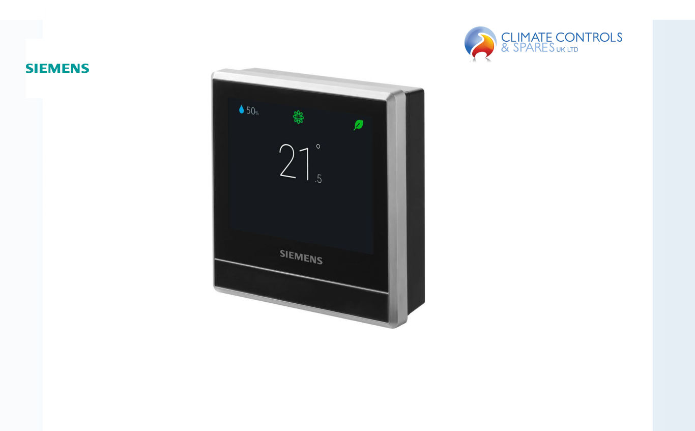 Siemens RDS110 Smart Thermostat