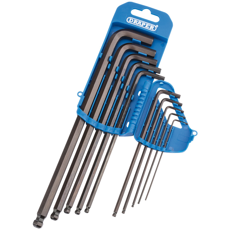 Draper 10 Piece Hex Key Set - Ball End